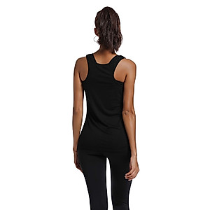 FANNOO Workout Tank Tops for Women-Womens Funny Saying Fitness Gym Sarcastic Racerback Sleeveless Shirts Black