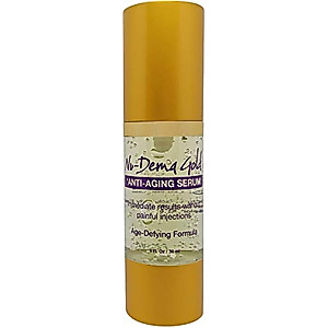 Nu-Derma Gold - Anti Aging Serum - Made in USA - Natural Formula with Hyaluronic Acid & Vitamin C - Moisturize, Cleanse, and Protect Your Skin