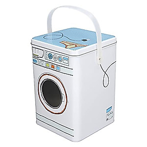 Oumefar Washing Powder Container, Laundry Detergent Container Large Capacity Multifunctional with Lid for Storage Kitchen