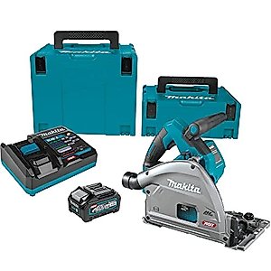 Makita GPS01M1J 40V max XGT® Brushless Cordless 6?1/2" Plunge Circular Saw Kit, AWS® Capable (4.0Ah)