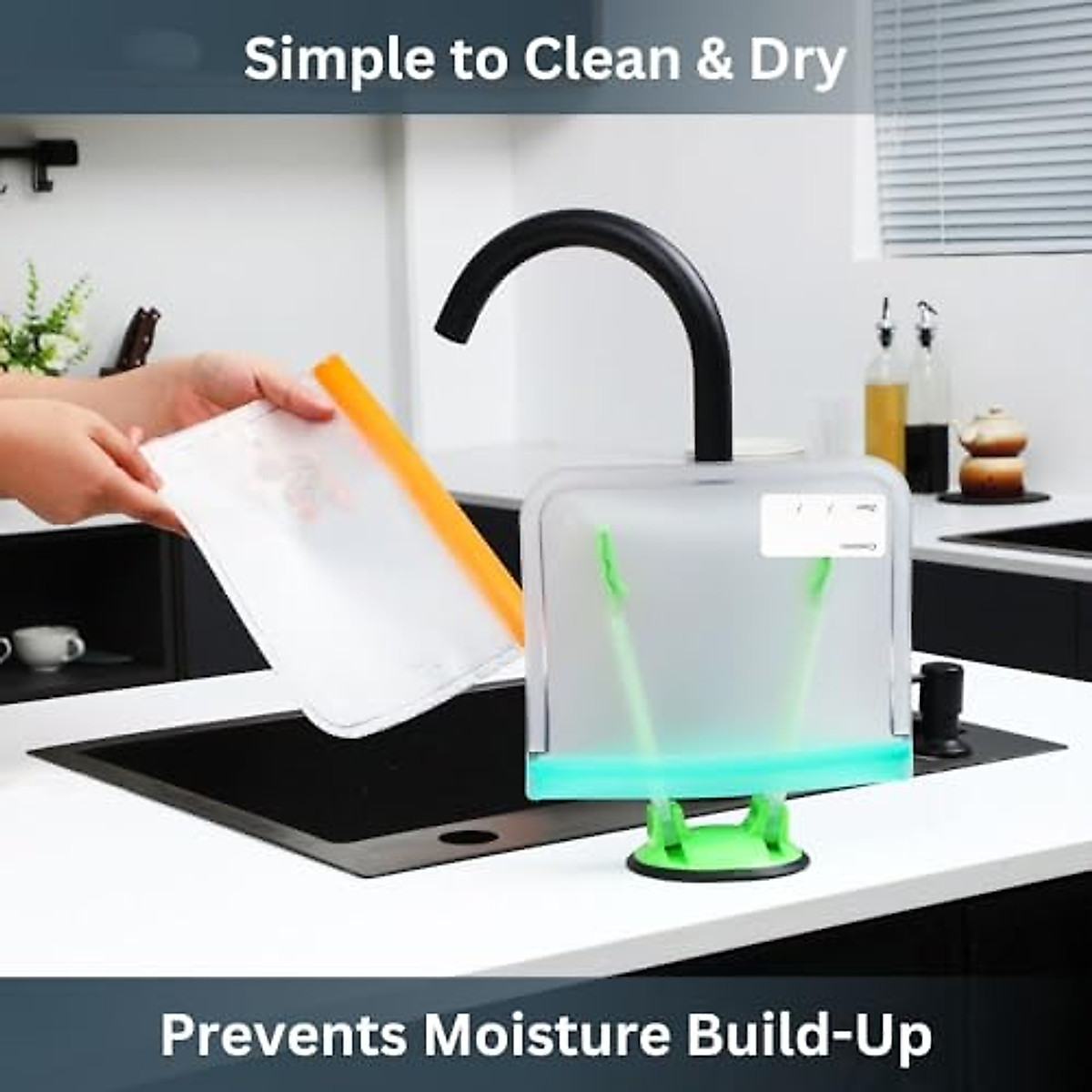 MHSEcoFriendly Meal Prep Storage Kit - 15 Reusable Freezer Bags, Baggy Rack, & 20 Strong Freezer Labels | BPA-Free, Leakproof, & Multipurpose Food Storage