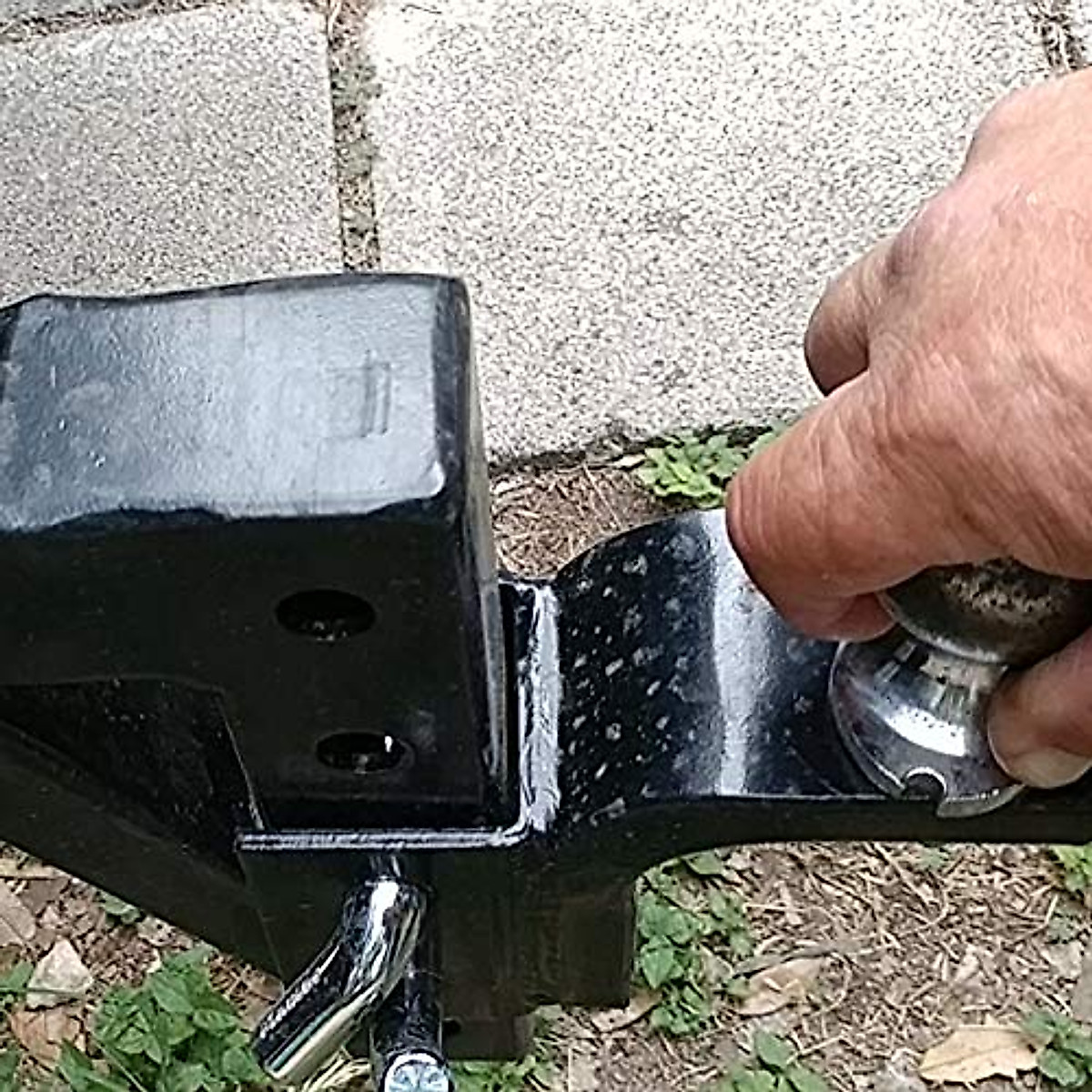 Sulythw Adjustable Trailer Hitch, Adjustable Hitch 2 inch Receiver, 8 Position 5,000 LB Capacity Heavy Duty Adjustable Drop Hitch