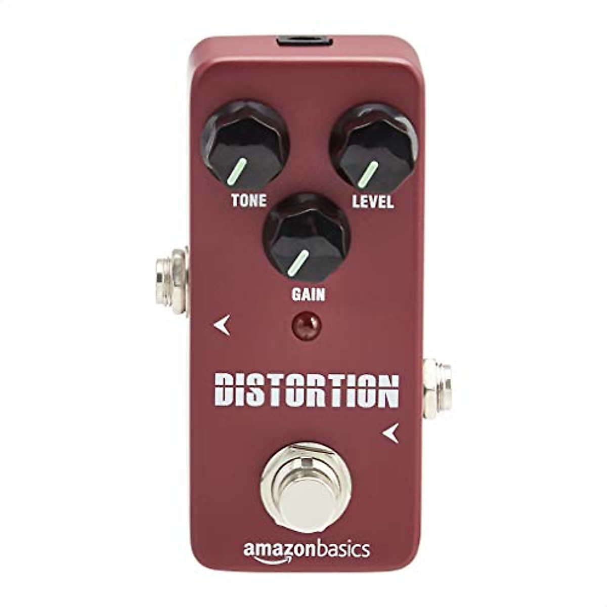 Amazon Basics Distortion Guitar Pedal, Brown