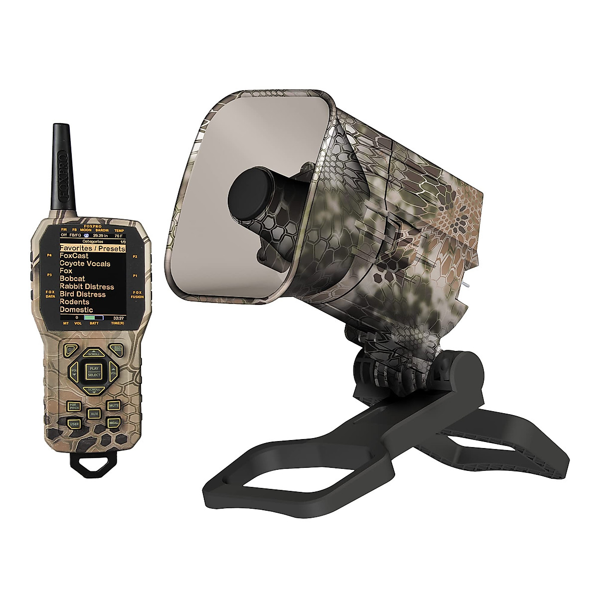 FOXPRO Electronic Predator Call - X Series - Coyote , Fox , Hog Call and More - Remote Operated and Programmable - American Made | FOXPRO Lithium 10 Cell Rechargeable Battery Kit