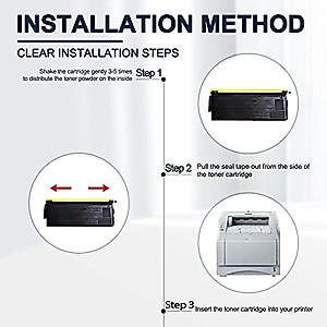 Van Enterprises 1 Pack Black TN540 TN-540 Compatible Toner Cartridge Replacement for Brother DCP-8020 8040 HL-5040 5050 1650NPLUS 1670N 1850 1870n 5150DLT MFC-8420 8820D Printer Ink Cartridge