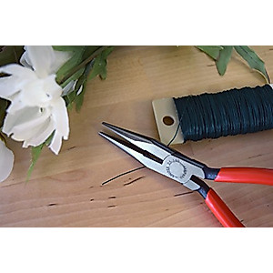 KNIPEX - 25 01 160 Tools - Long Nose Pliers With Cutter (2501160), 6-1/4 inches