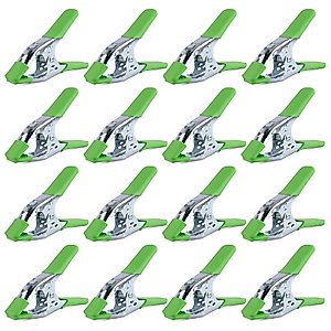 SWANLAKE 8&16PCS 6" inch Spring Clamp, Heavy Duty Spring Metal Spring Clamps, 2.5"-inch Jaw opening (16)