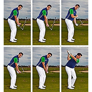 Sure-Set Golf Swing Trainer Aid (Right-Handed)– Adjustable, Portable Golf Training Aid to Improve Hinge, Forearm Rotation, Shoulder Turn – Lightweight, Durable Golf Trainer with Ergonomic Grip