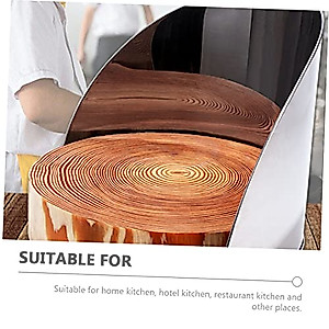 Zerodeko Chopping Board Guard Butter Board Cooking Sink Screen Round Cutting Board Metal Screen Dirt Spatter Guard Chopping Board Oil Baffle Kitchen Grease Shield Screen Barrier Safety Mask