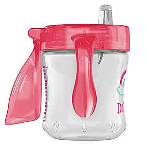 Dr. Brown's Transition Sippy Cup with Soft Spout - Pink - 6oz - 6m+