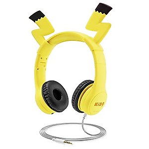 Kids Headphones with VoliBolt Ears, Mumba Wired Over-Ear Headphones with Music Sharing Function, 85dB Volume Limited Hearing Protection,Safe Food Grade Material, 3.5mm Jack (HS01) Headset for Children
