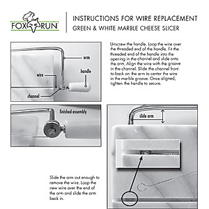 Fox Run Cheese Wires Set of 5,Silver, 5.5 inches long