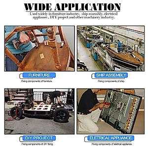 Yakamoz 200Pcs M3 M4 M5 M6 M8 Hex Allen Head Socket Grub Screw Set Stainless Steel Cup Point Metric Screws Assortment Fasteners Kits