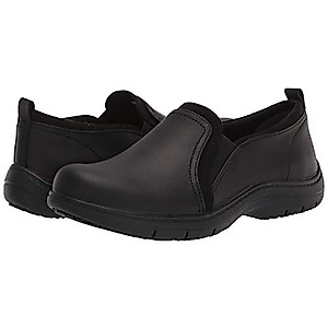 Dr. Scholl's Shoes Women's Just Start Slip-Resistant Slip On, Black, 8 Wide