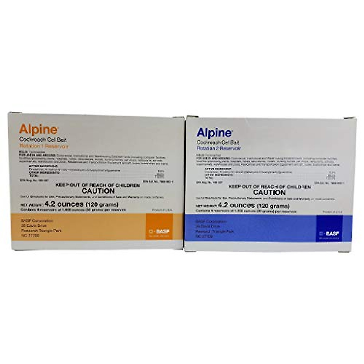 BASF - 791900 - Alpine Rotation 2 - Cockroach Gel Bait - 1 Box (4x30 Gram) Syringes, 1.05 Ounce (Pack of 4)