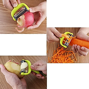 potato peeler,vegetable peeler,peelers for kitchen,potato peelers,3 in 1 and PP plastic Stainless Steel Peelers, with Ergonomic Non-Slip Handle & Sharp Blade, Good Durable (3PCS)