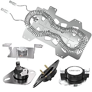 2024 Upgraded DC47-00019A For Samsung Dryer Heating Element dve45r6100w/a3 dve50r5200w/a 3 dv45h7000ew/a2 dv40J3000ew/a 2 dv42h5000ew/a3 dve50m7450w/a3 dv42h5200ew/a3 dvg50r5200w/a3 By Romalon