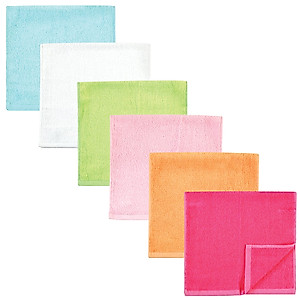 Hudson Baby Baby Rayon Burpcloth 6pk, Tropical, One Size