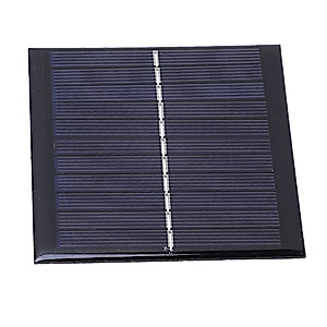 Portable Solar Charging Panel, 1W 5.5V Environmental Protection Outdoor Solar Panel Charger for Small Fans, Small Motors, LED Lights, Mobile Power, Mobile Phones, etc.