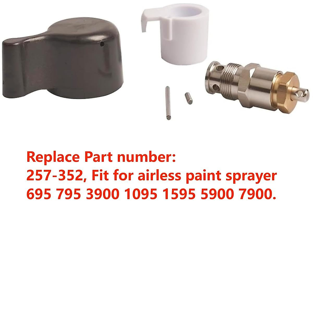 257352 Prime Spray Valve, Drain Valve for Graco 695 795 3900 1095 1595 5900 7900 Aftermarketr Airless Paint Sprayer