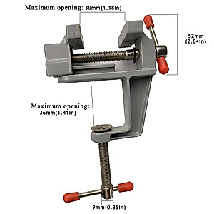 WUCID Mini Table Bench Vise Small Hobby Bench Vice Jewelers Hobby Clamps Table Repair Tool Portable Work Bench Vise