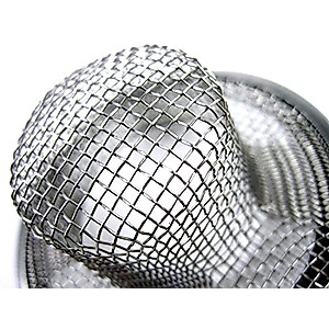 Iafand 2pcs Metal Sink Strainer Bathtub Drain Hole Hair Catcher Drain Hole Filter Trap