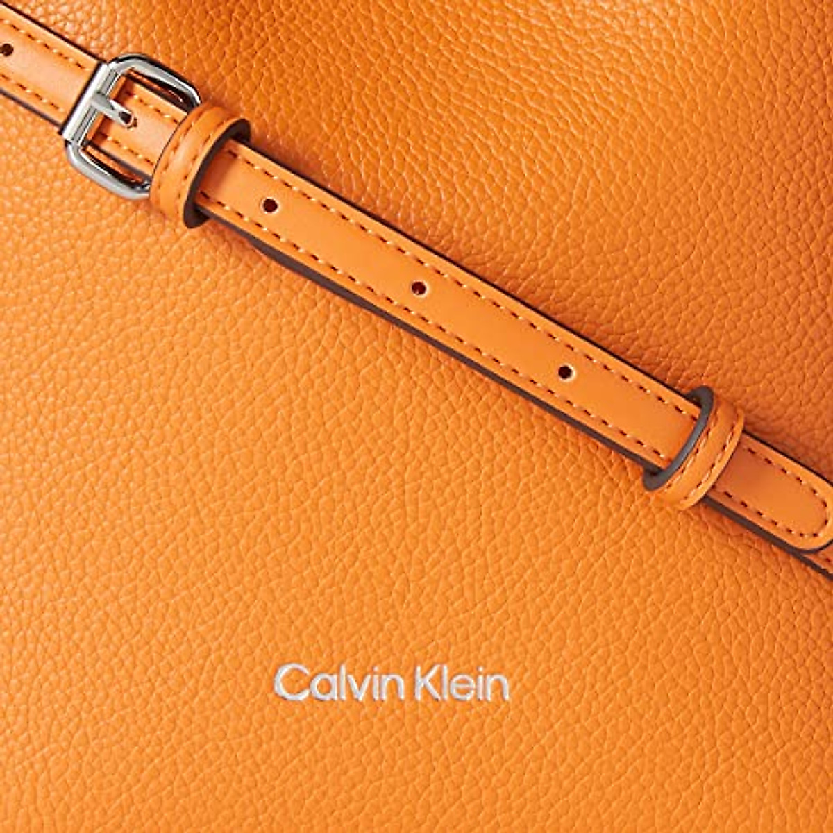 Calvin Klein Remy Rocky Road Novelty Crossbody, Flame Orange