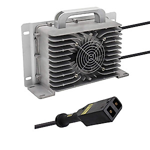 36V 18A Golf Cart Battery Charger for 36 Volt EZGO EZ-GO TXT Golf Cart, with D-Plug/Powerwise Style Plug Waterproof IP68