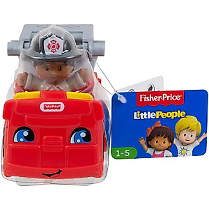 Fisher-Price Little People Rescue Fire Truck and Helpful Harvester Tractor Bundle