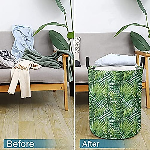 Duckies Print by Fubido,Laundry Baskets,Laundry Hamper Storage Basket with Handles,Bath Bubbles of Sketch Rubber Toys,Portable Clothes Hamper for Dorm Room, Bathroom, Bedroom,Orange Yellow