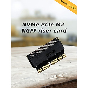 JMT M.2 NGFF Adapter NVMe PCI-E x4 M2 to SSD Compatible with A-pple Laptop,Mac-Book Air Pro 2013 2014 2015 A1465 A1466 A1502 A1398 (2Pcs)