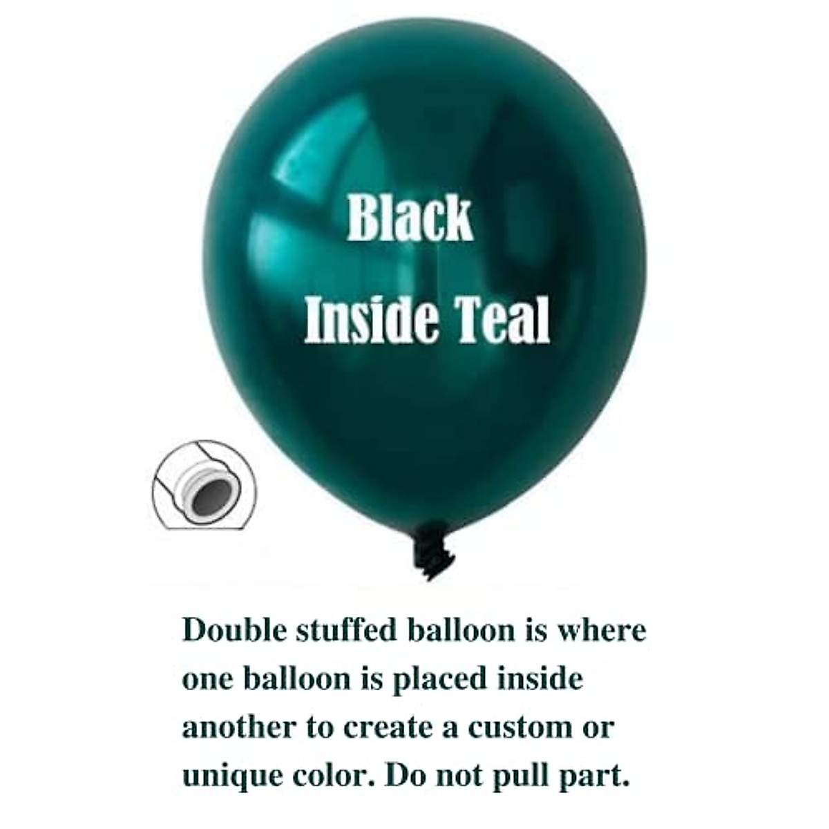 Beaumode Dark Teal and Gold Balloon Garland Kit for Bridal Shower Anniversary Baby Shower Jungle Wild One Safari Themed Boys 30th 40th 50th 60th Birthday Party Backdrop Decoration and Supplies