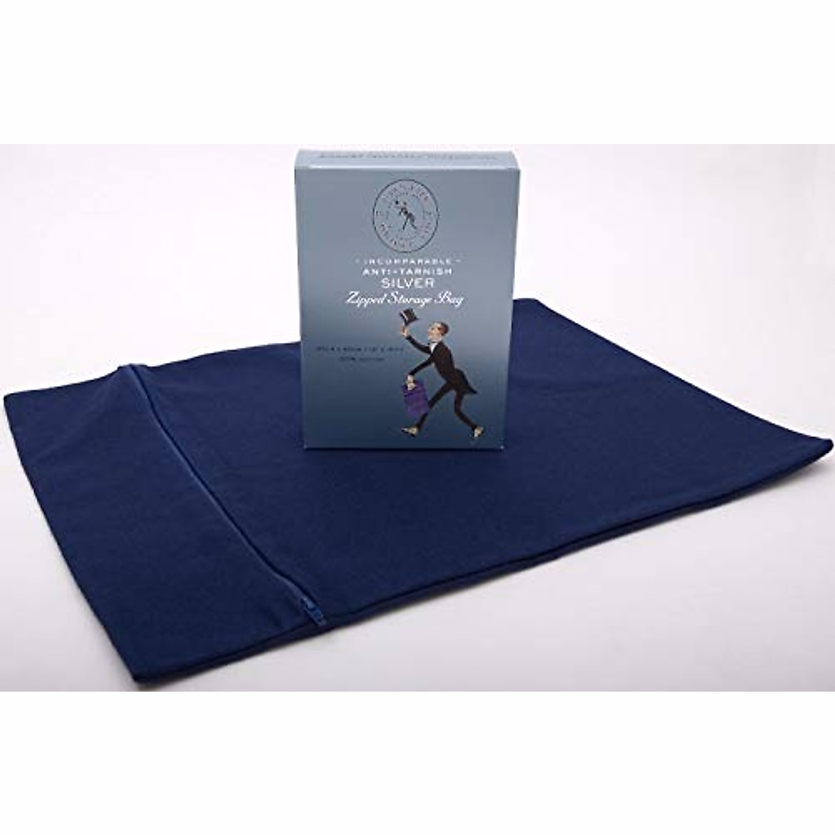 Anti-tarnish Zipped Silver Storage Bag by Town Talk (12" x 15")