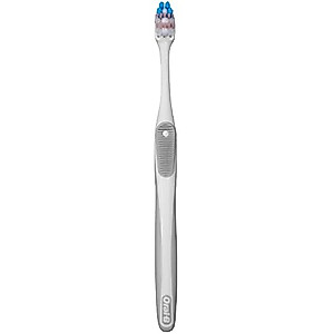 Oral-B Gum Care Extra Soft Toothbrush for Sensitive Teeth and Gums, Compact Small Head, (Colors Vary) - Pack of 3