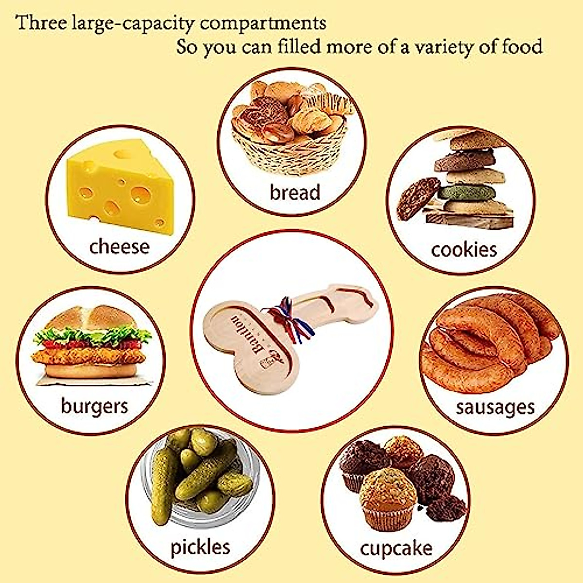 Bantlou Funny charcuterie board, Bamboo charcuterie Board Serving Board, Cheese Servers, Fruits Plate, Unique House Warming Gifts New Home Anniversary Wedding Presents