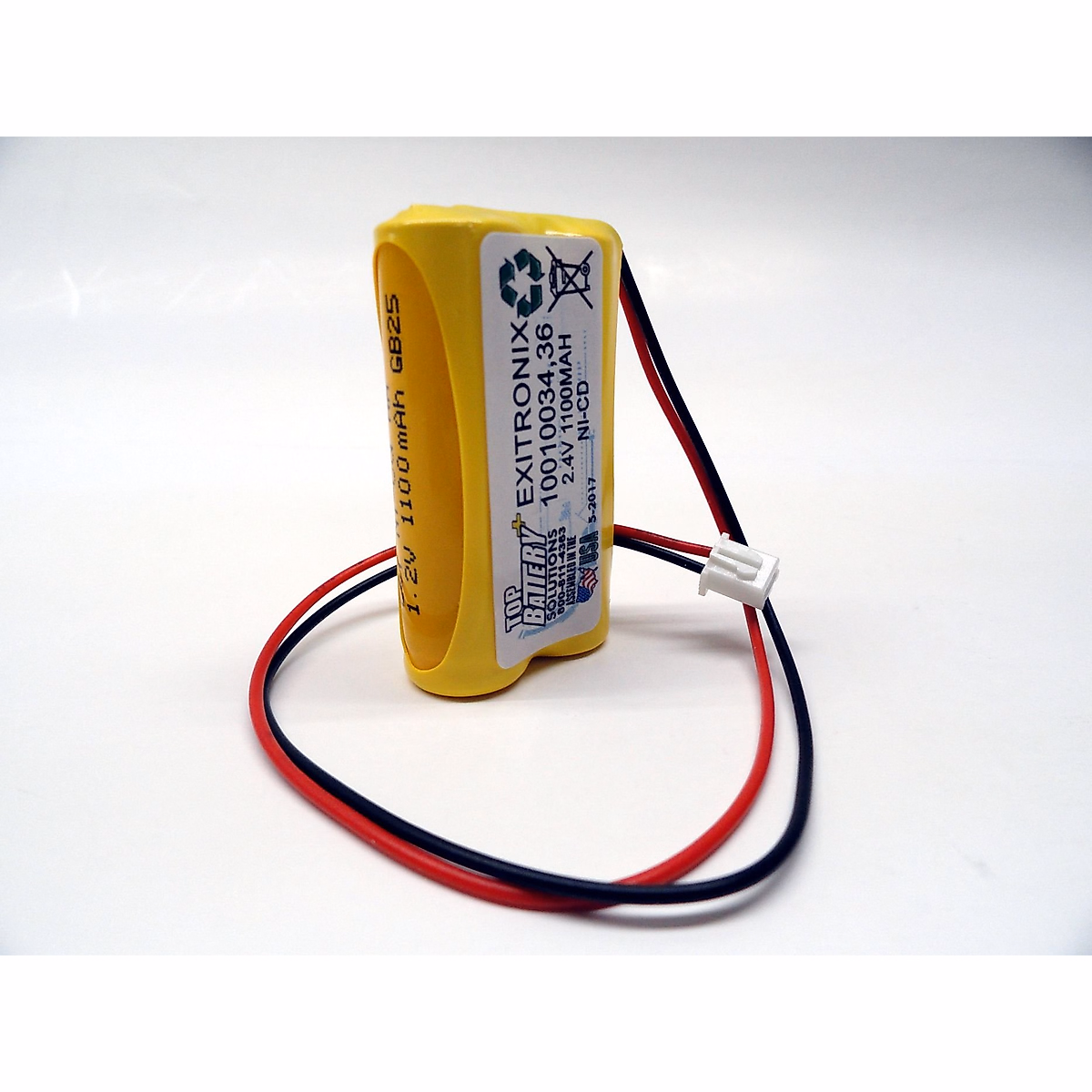 5PC Exitronix 10010034, Exitronix 10010036, Exell EBE-179,UNITECH 900AA MAH 2.4V Replacement Battery