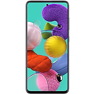 SAMSUNG Galaxy A51 128GB (6.5 inch) Display Quad Camera 48MP A515U Black Unlocked (Renewed), A51 128GB A515U