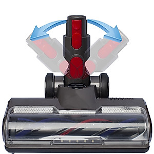 Motorhead Hardwood Floor Attachment for Dyson V7 V8 V10 V11 V15 Vacuum Cleaners with LED Headlights, Roller Cleaner Head Replacement Parts