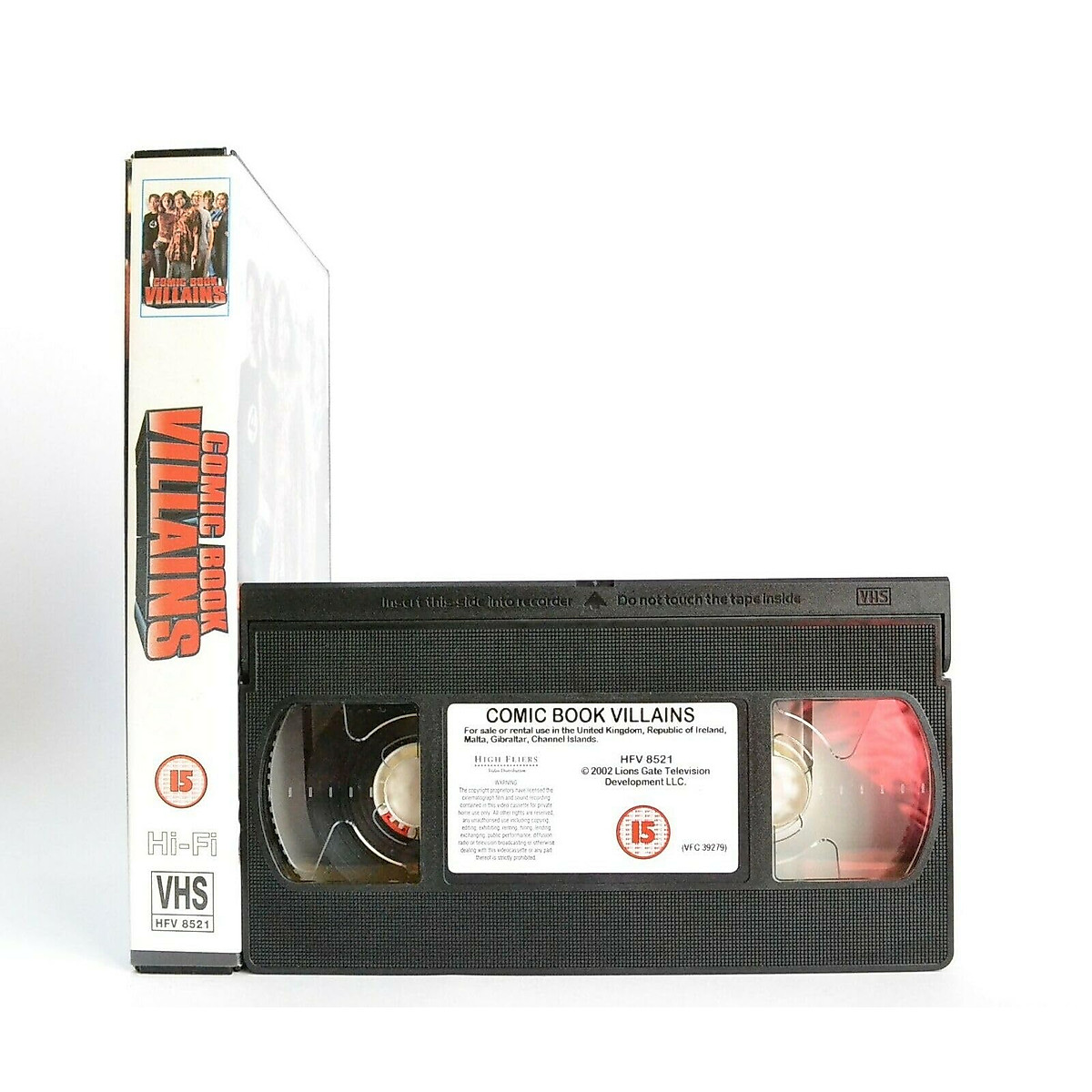 Comic Book Villains: Black Comedy (2002) - Large Box - N.Lyonne/C.Elwes - VHS