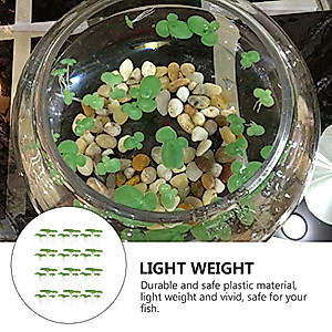 balacoo 36pcs Fish Tank Plant with Root Aquarium Floating Plants Artificial Aquarium Plants Fish Tank Plant Decorations Water Plants Ornament for Fish Tank Landscape Decor