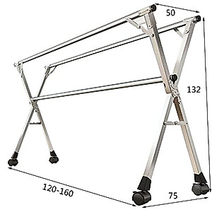 Balcony Bedroom Outdoor Telescopic Clothes Pole Home Drying Quilt ( Size : L1.6m )