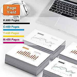 TESEN Remanufactured 212XL Ink Cartridge Replacement for Epson T212 T212XL 212 XL to use with Expression Home XP-4100 XP-4105 Workforce WF-2850 WF-2830 Printer 5 Pack