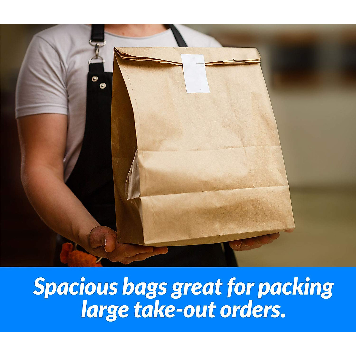 Reli. Paper Grocery Bags (125 Pcs Bulk) (12x7x17) 70 Lbs Basis, Extra Heavy Duty | Brown Paper Bag, Large Grocery Kraft Sacks -Takeout, Restaurant, Retail, Shopping