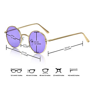 Hippie Glasses for Women Hippy Hipster 60’s Sunglasses Quavo 70’s Cool Rose Pink