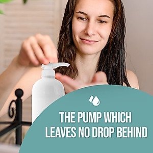 Shampoo Pump Dispenser | Shampoo Bottle Pump | Liter Pumps for Shampoo and Conditioner, lotions, Soaps, Hand sanitizers etc | Fits Most 33.8oz / 1 Liter Bottles with a 1" Neck