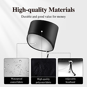 Heated Electric Thermal Steamer Cap for Natural Black Afro Hair - Hot Spa Treatment Hat with Temperature Control for Deep Conditioning at Home - Black