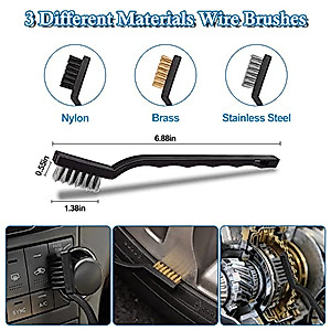 XCVBDE 24Pcs Car Detailing Kit, Car Detailing Brush Set, Auto Detailing Drill Brush Set, Car Cleaning Detailing Brushes, Car Wash Kit, Car Cleaning Tools Kit for Interior, Exterior, Wheels, Dashboard