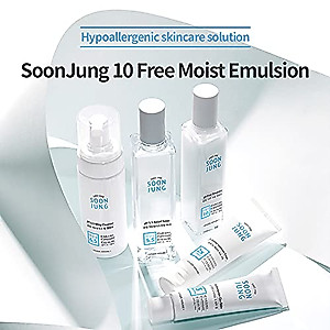 ETUDE SoonJung 10 Free Moist Emulsion 130ml 21AD | Hypoallergenic Non-Irritating Hydrating Emulsion for Skin Damage Care and Relaxation | Korean Skin Care