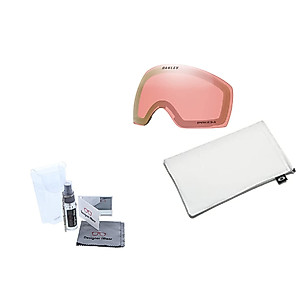 Oakley Flight Deck Medium Prizm Rose Gold REPLACEMENT LENSES OO7064 Ski Goggles For Men For Women + BUNDLE with Designer iWear Eyewear Kit…