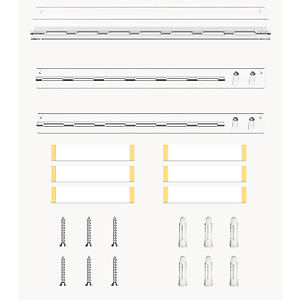MoKo 3 Pack Acrylic Sunglass Organizer Wall Mount, Clear Sunglass Display Case Storage Hanging Holder for Entryway Living Room Bedroom, Clear